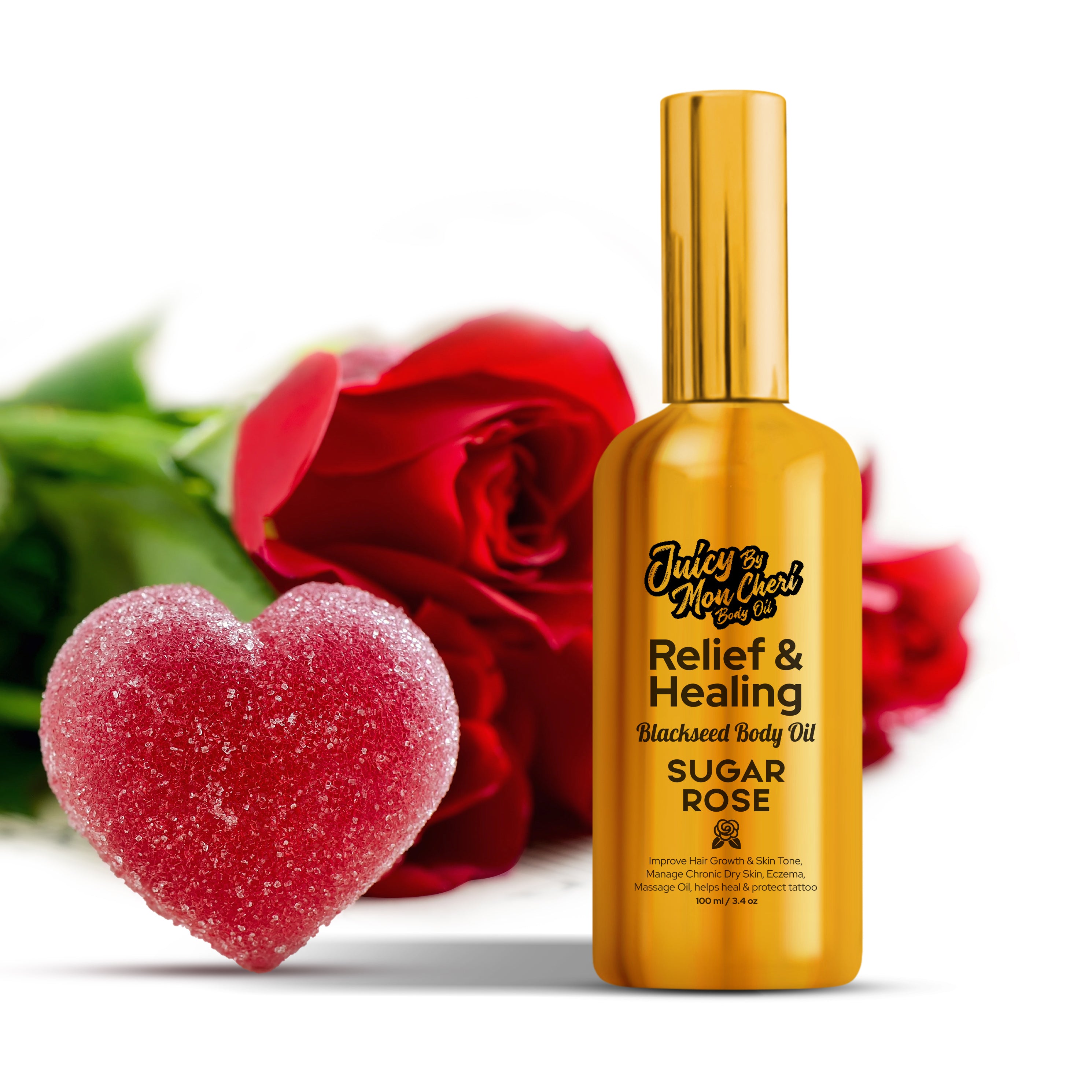 Black Seed Body Oil Spray - Sugar Rose Scented Juicy By Mon Cheri ...